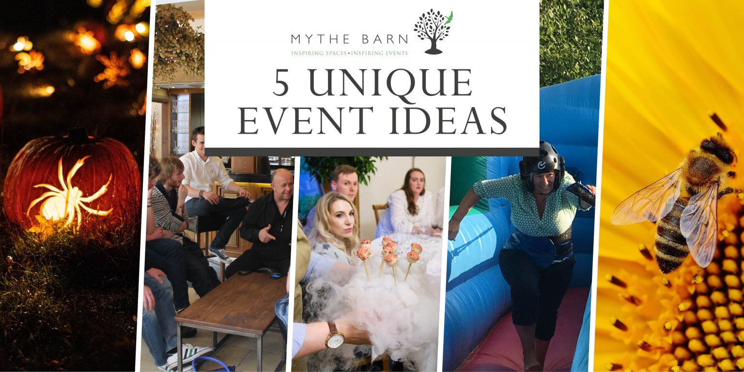 5 Unique Ideas for Your Next Corporate Event - Mythe Barn Events