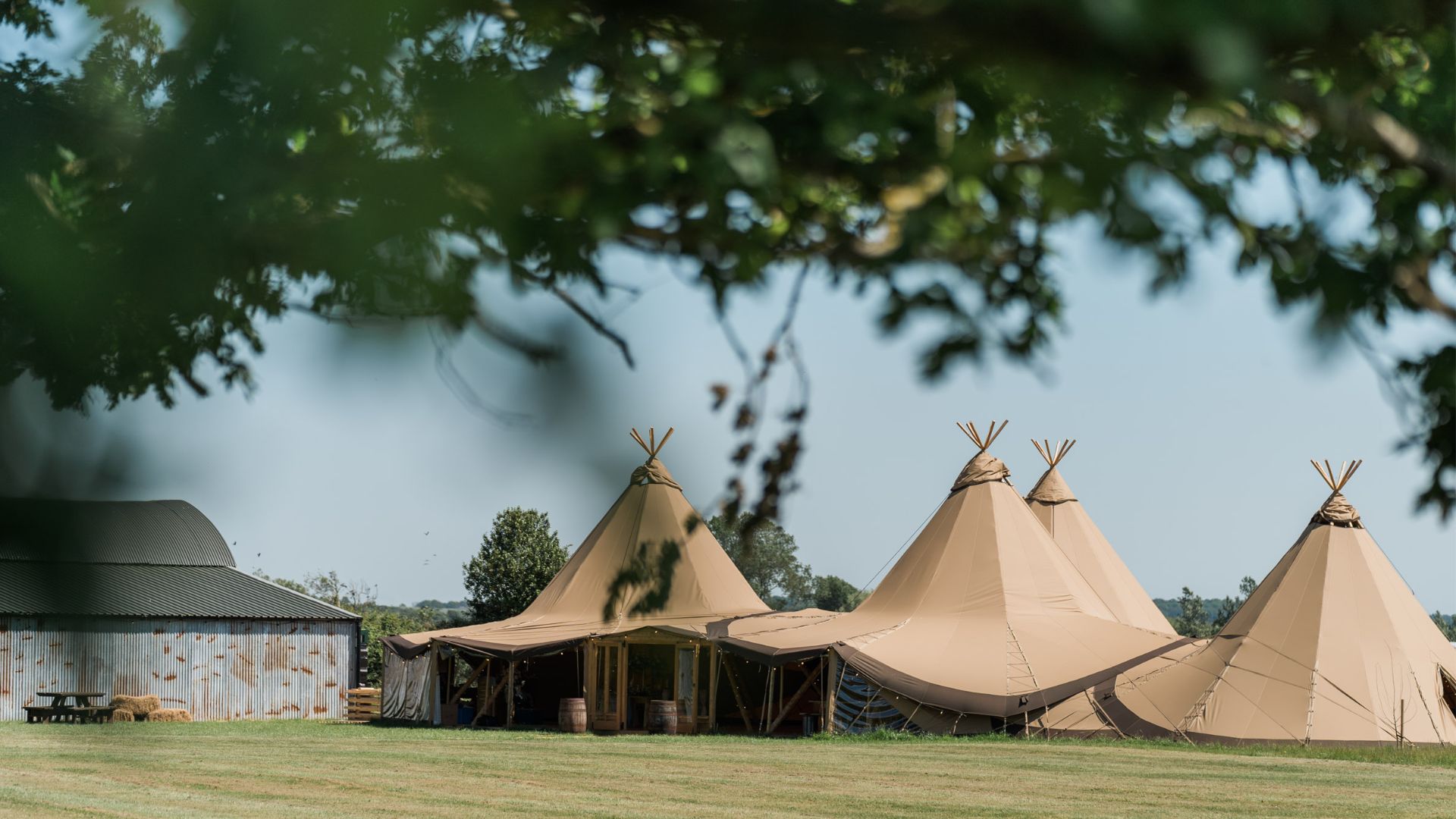 Tipi Venue - Mythe Barn Events